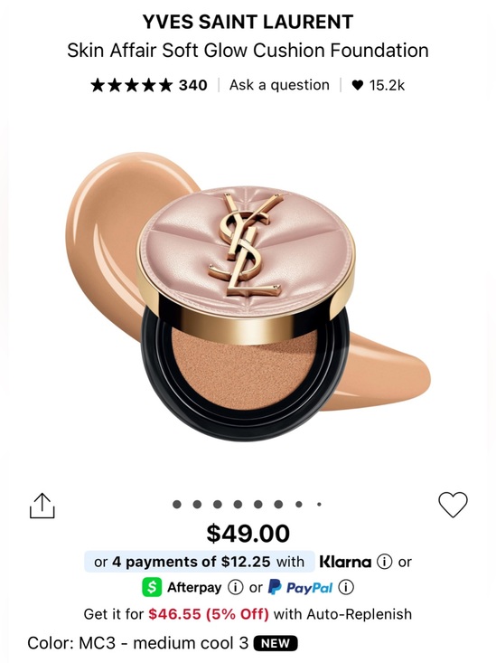 Yves Saint Laurent | Makeup | Ysl Yves Saint Laurent Soft Glow Cushion ...